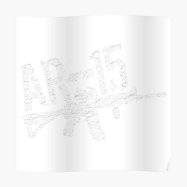 "AR-15 Military Shirt" Poster by RallypointApp | Redbubble