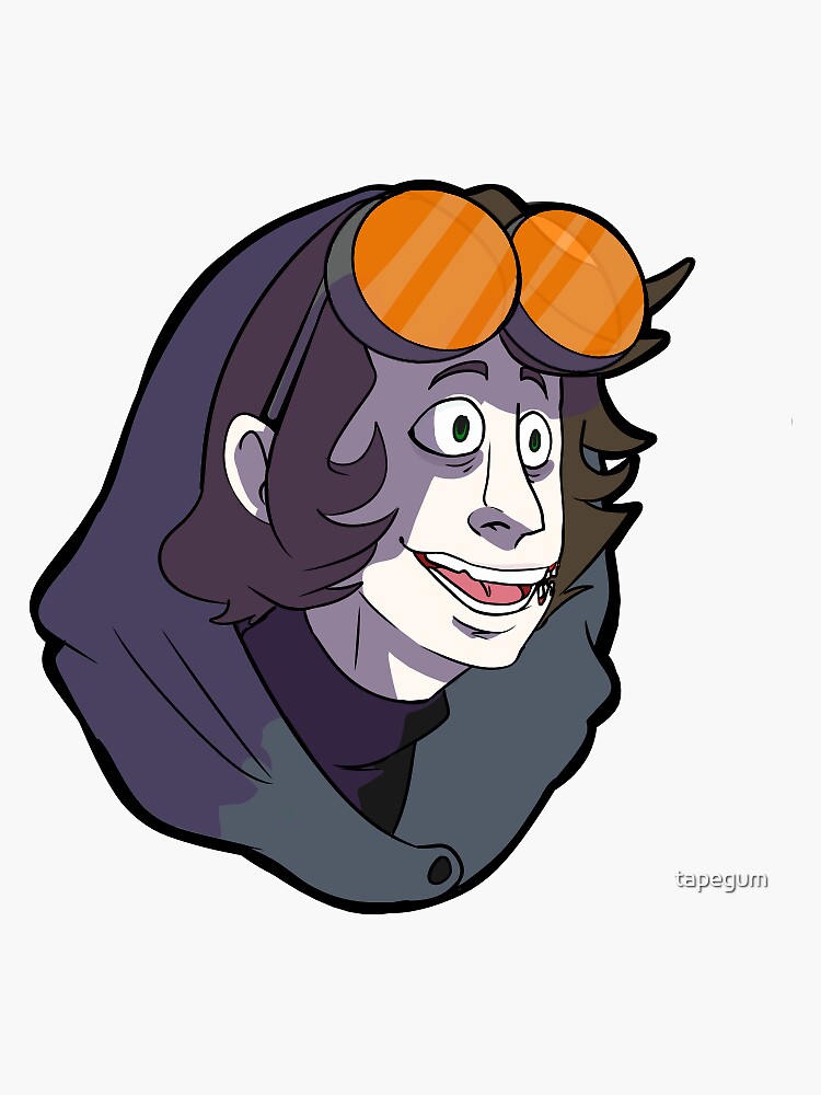 "Ticci Toby " Sticker by tapegum | Redbubble