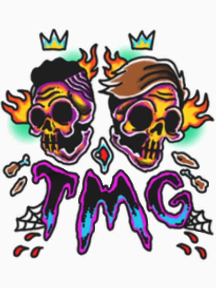 "TMG" Sticker for Sale by tropicalnoot | Redbubble