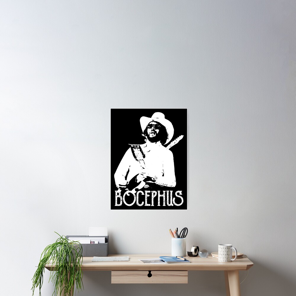"Bocephus - Hank Williams Jr - White Stencil" Poster for Sale by ...