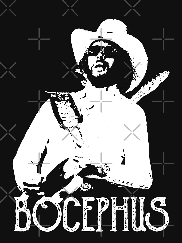 T-shirt « Bocephus - Hank Williams Jr - Pochoir Blanc », par ...