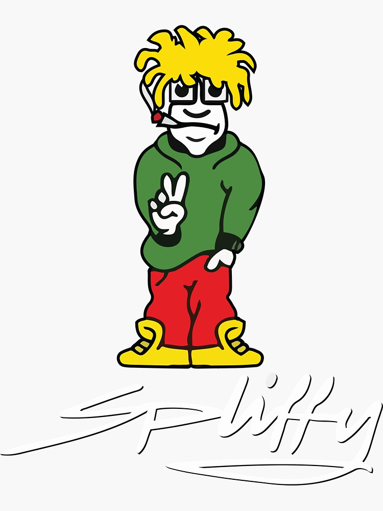 "Spliffy" Sticker for Sale by attractivedecoy | Redbubble