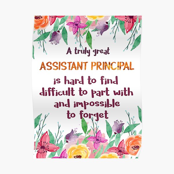 "Assistant principal Farewell gift Leaving Gift Idea / Assistant ...