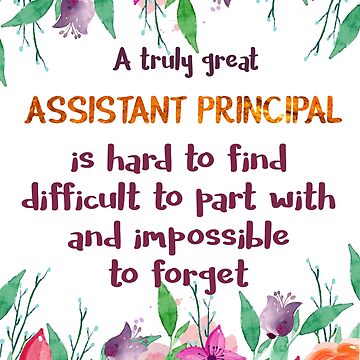 "Assistant principal Farewell gift Leaving Gift Idea / Assistant ...