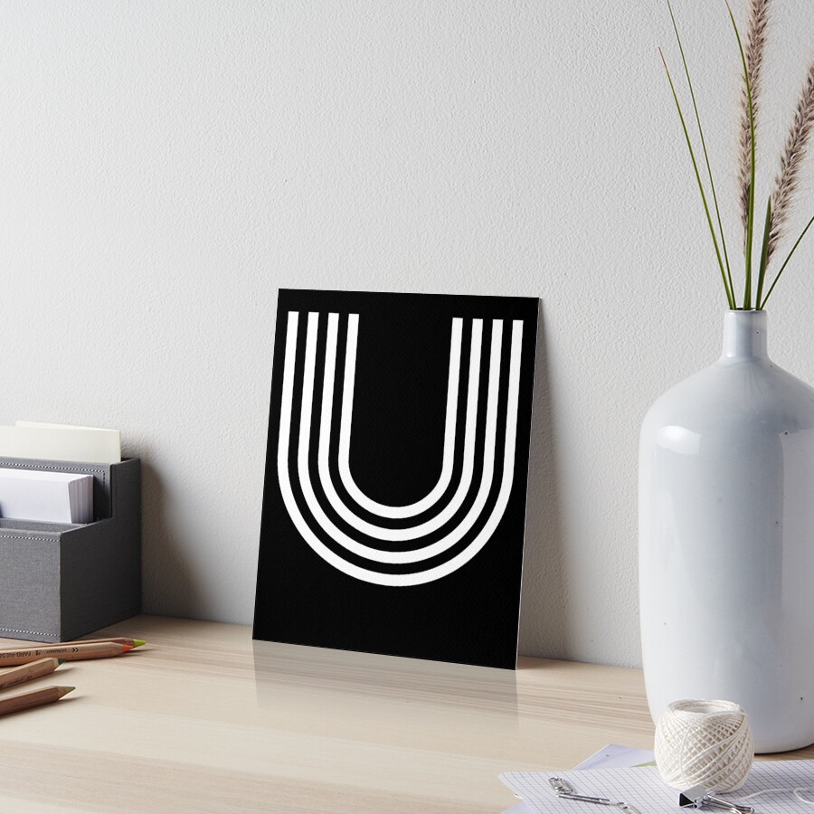 "Alphabet U (Uppercase letter u), Letter U" Art Board Print for Sale by ...