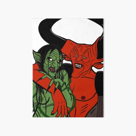 "Darkness Loves Meg Mucklebones - Legend 1985" Art Board Print for Sale ...