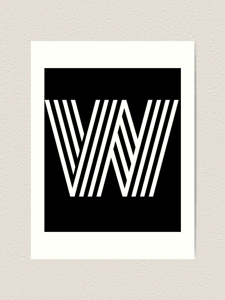 "Alphabet W (Uppercase letter w), Letter W" Art Print by marosharaf ...