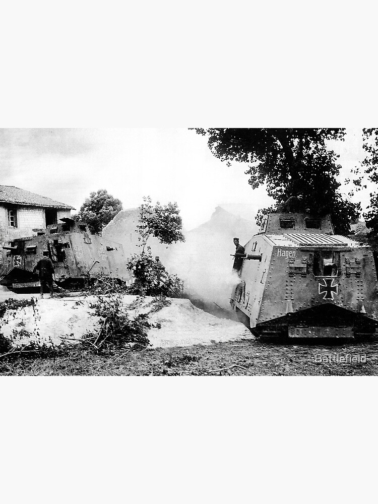 "WW1 German Army Panzerwagen A7V Heavy Tank" Photographic Print by ...