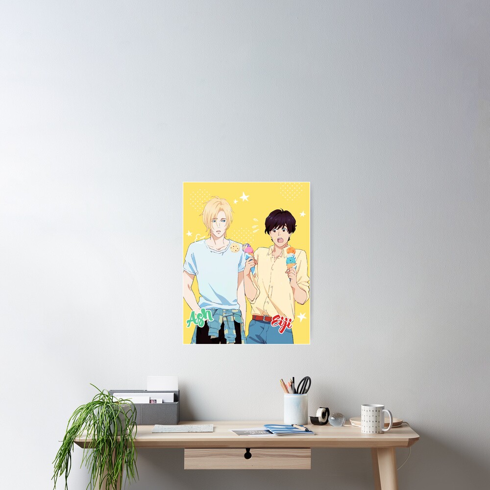"BANANA FISH Ash and Eiji Merch" Poster by Kaiaspersonal | Redbubble