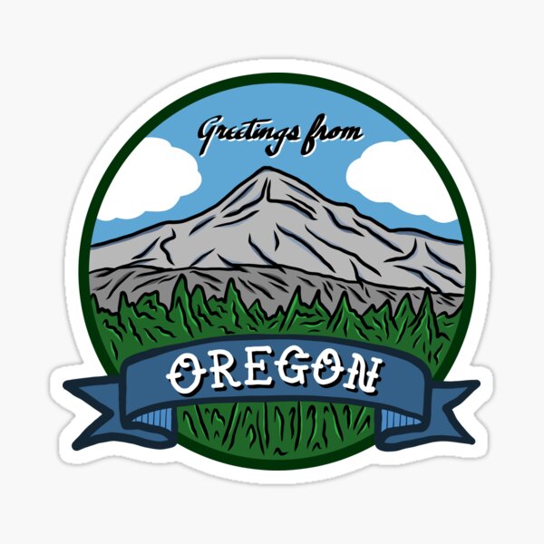 "Oregon Badge" Sticker for Sale by HawkstoneDesign | Redbubble