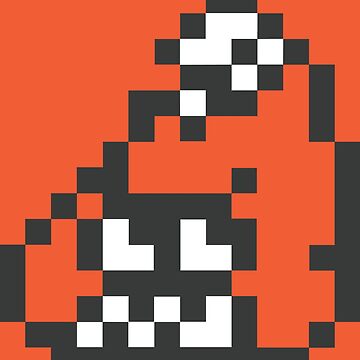 "Firefin Pixelart" Sticker for Sale by ThatsSo | Redbubble
