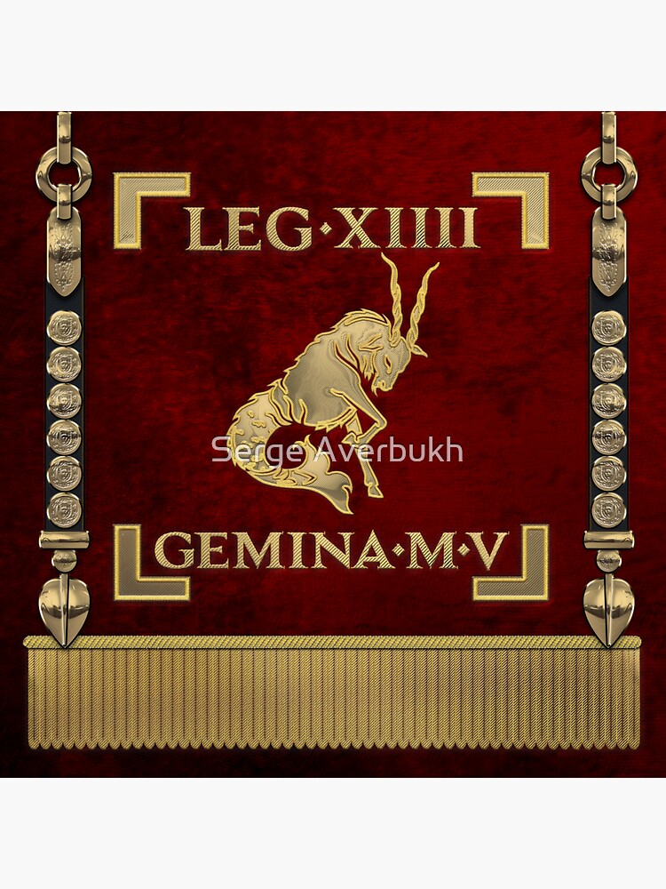 Pegatina «Estándar de la 14ª Legión Gemina - Vexillum de la ...