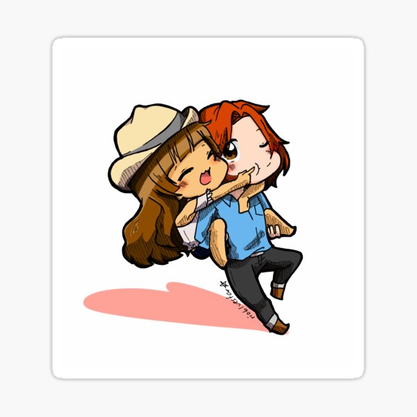 "Stetson Piggyback" Sticker for Sale by riozaki21 | Redbubble