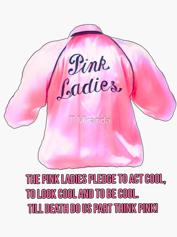 "Pink Ladies" Sticker for Sale by ohhmyydarla | Redbubble