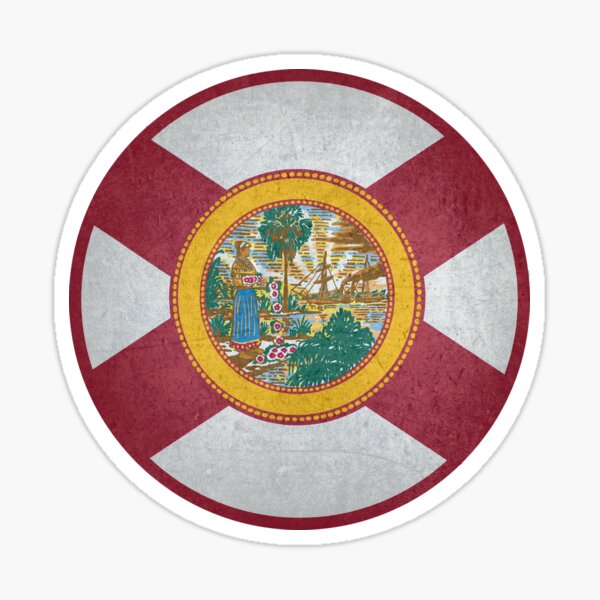"Florida State Flag" Sticker by HawkstoneDesign | Redbubble