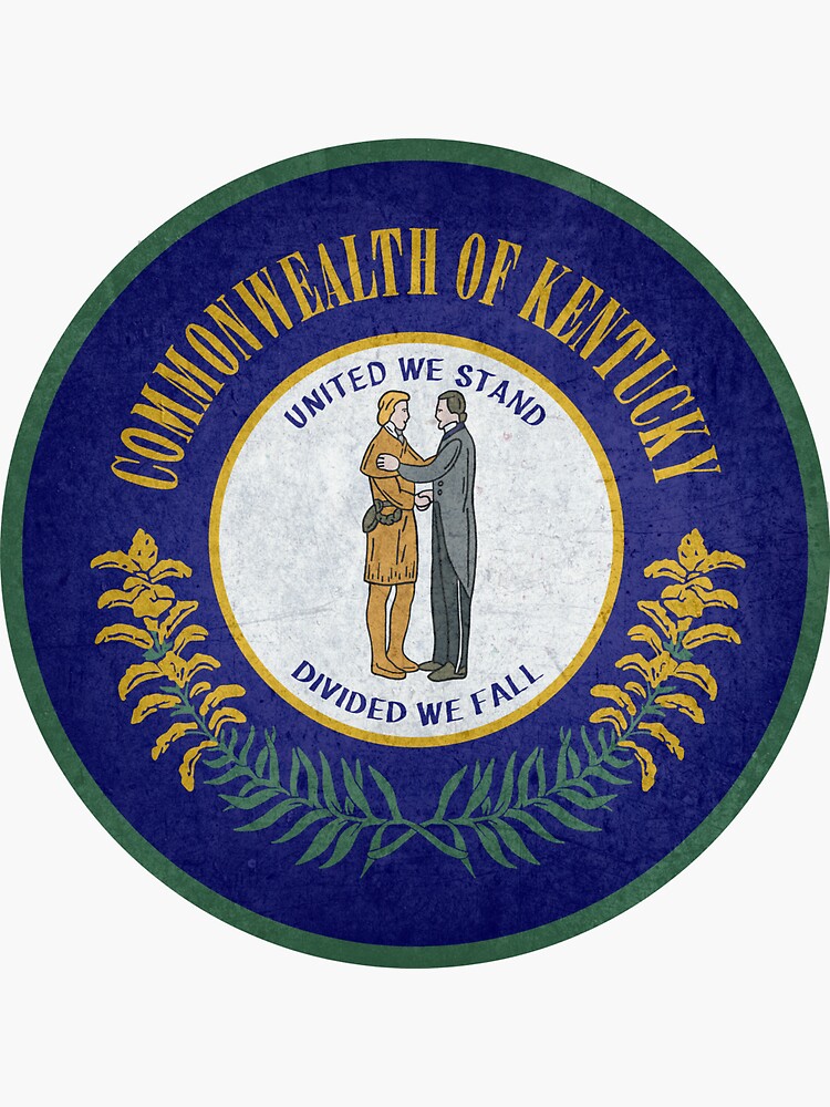 "Kentucky State Flag" Sticker by HawkstoneDesign | Redbubble