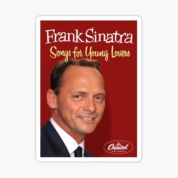 "100% slightly dubious Frank Sinatra design" Sticker for Sale by ...