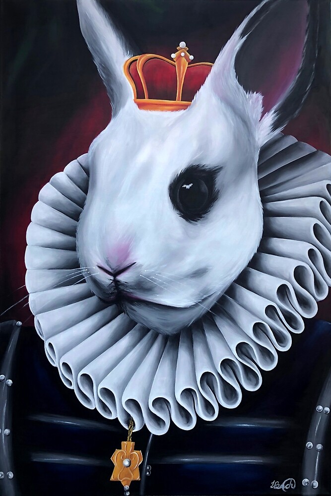 "Queen Bunny" by Lisa Bee | Redbubble