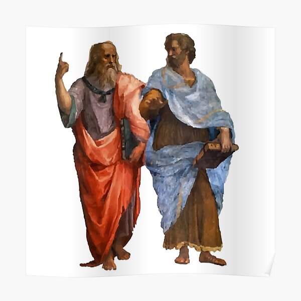 Póster «Platón y Aristóteles» de anniekwheeler | Redbubble