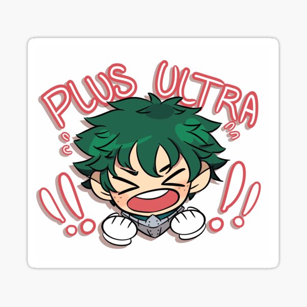 "Plus Ultra!" Sticker for Sale by ShortKeik-Art | Redbubble
