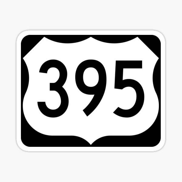 Highway 395 Stickers | Redbubble