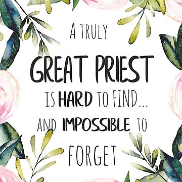 "Priest Farewell gift Leaving Gift Idea / Priest thank you quote ...