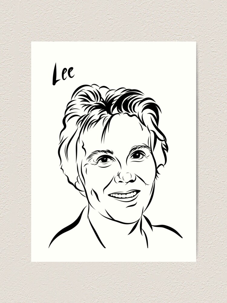 "Harper Lee digital portrait. To Kill a Mockingbird" Art Print by ...