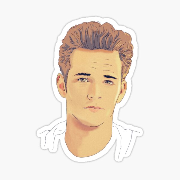 Luke Perry Stickers | Redbubble