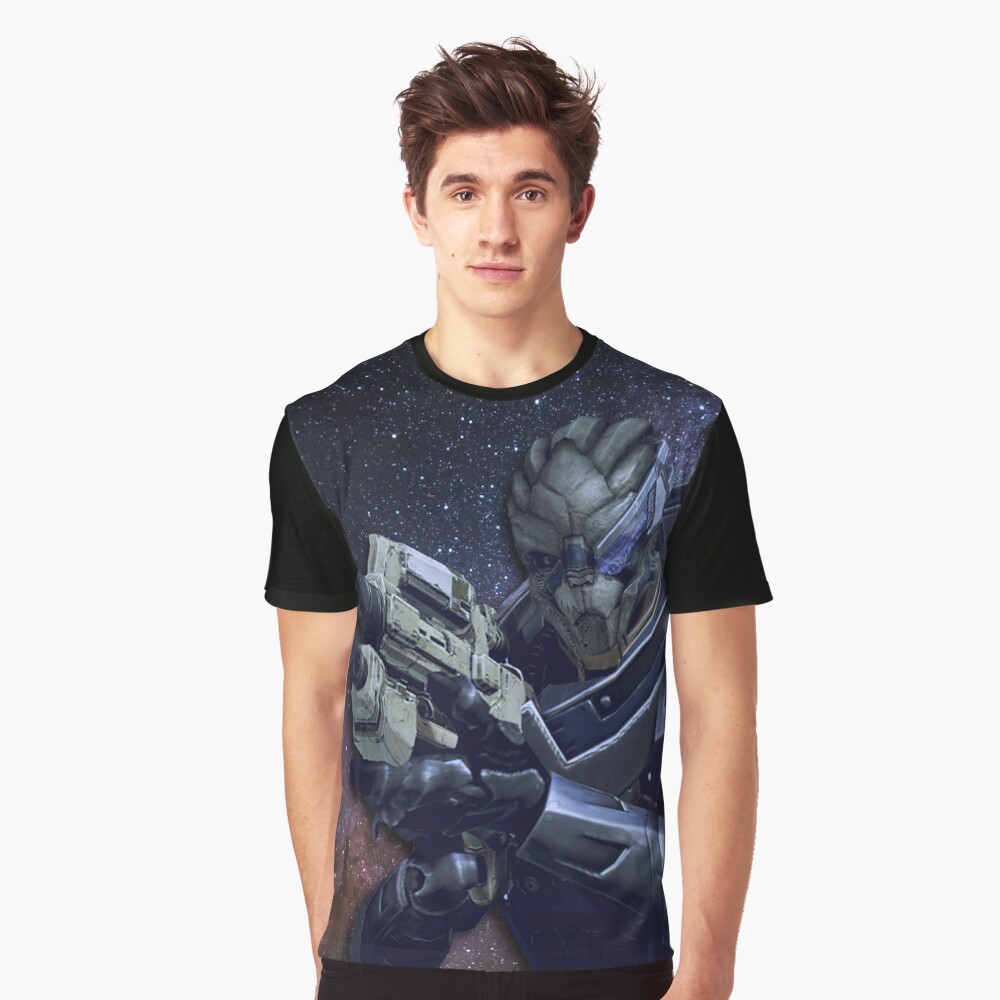 "Garrus Vakarian" T-shirt for Sale by Latko | Redbubble | garrus ...