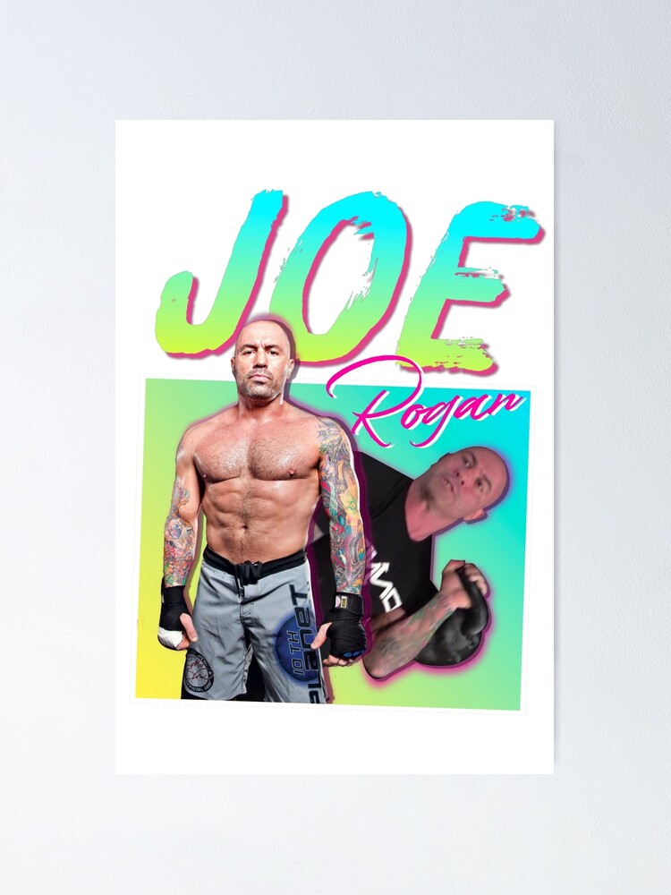 "Joe Rogan 80s Aesthetic Retro " Poster for Sale by meme-dreamer ...