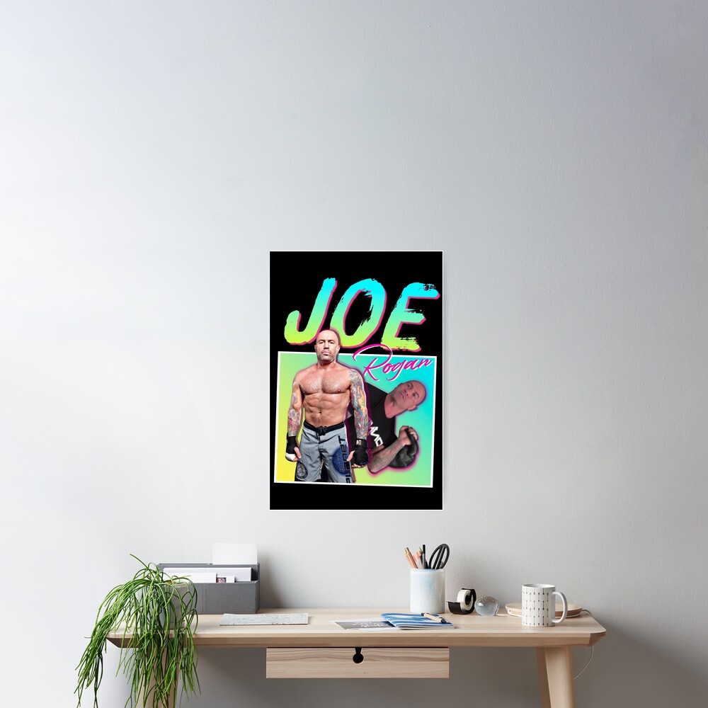 "Joe Rogan 80s Aesthetic Retro " Poster by meme-dreamer | Redbubble