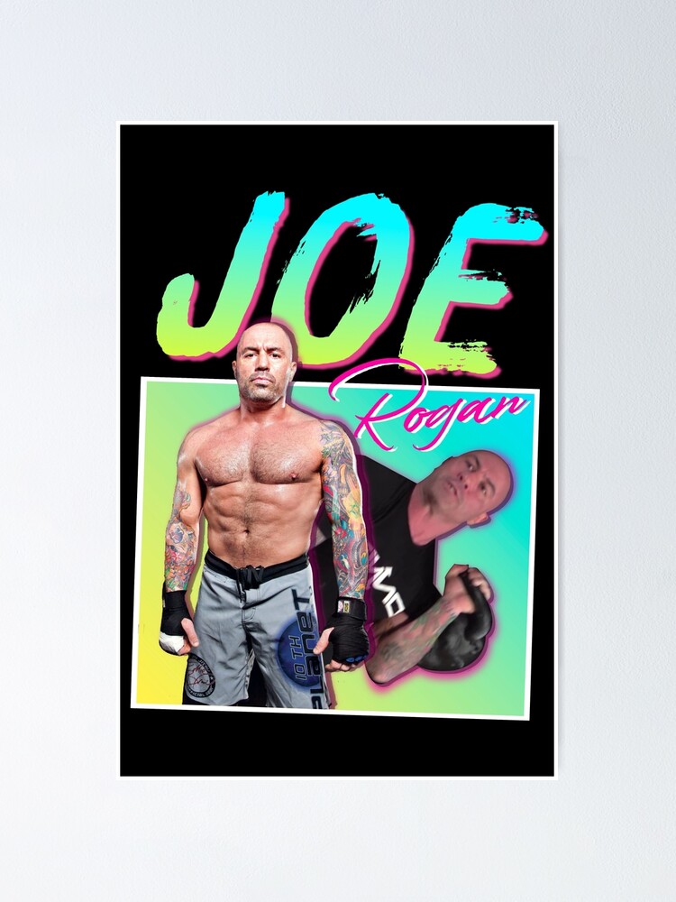 "Joe Rogan 80s Aesthetic Retro " Poster by meme-dreamer | Redbubble