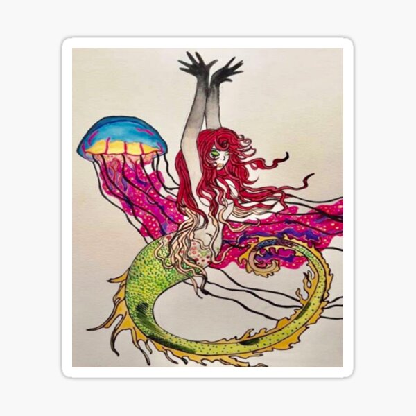 "Siren" Sticker for Sale by DaisleDeadPetal | Redbubble