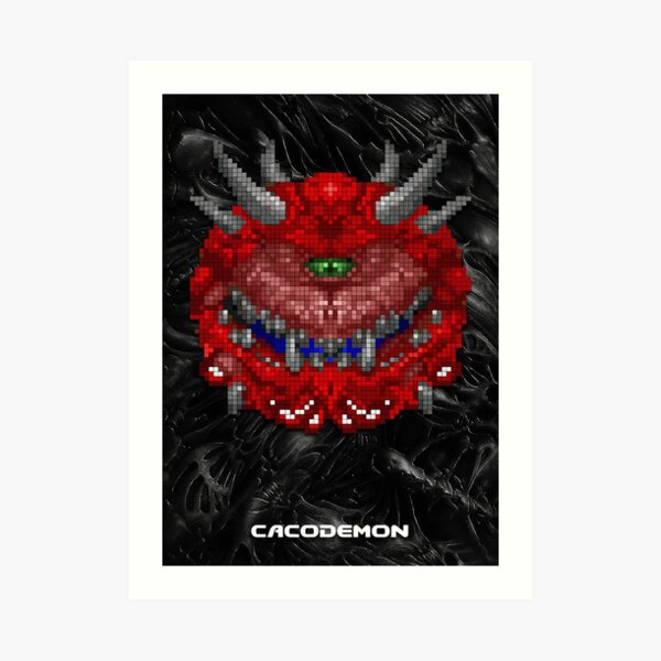 "Cacodemon" Art Print for Sale by Beegeedoubleyou | Redbubble