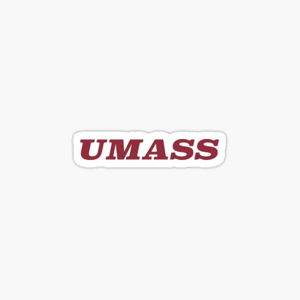 "UMass Amherst Sticker" Sticker for Sale by rileylorene14 | Redbubble