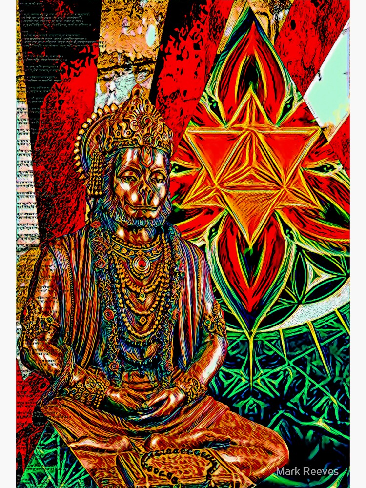 "Hanuman Chalisa" Sticker for Sale by markreeves3 | Redbubble