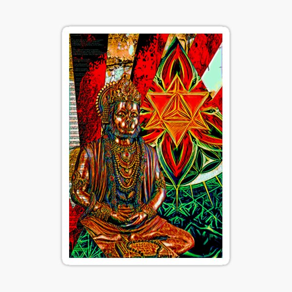"Hanuman Chalisa" Sticker for Sale by markreeves3 | Redbubble