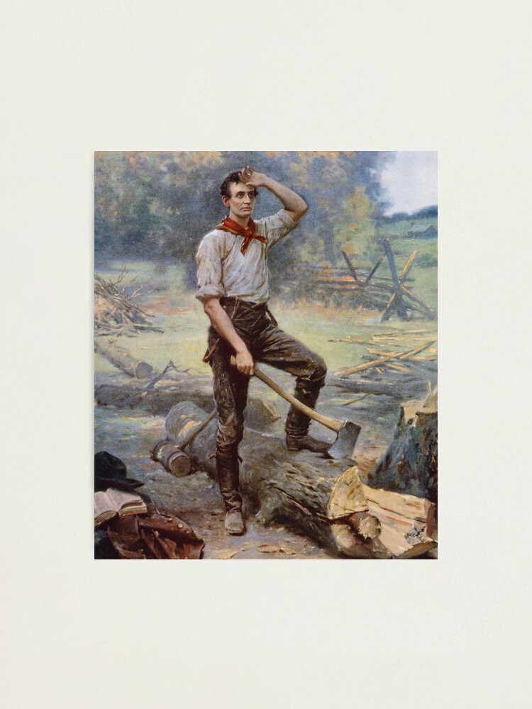 "Abraham Lincoln -- The Rail Splitter" Photographic Print by ...