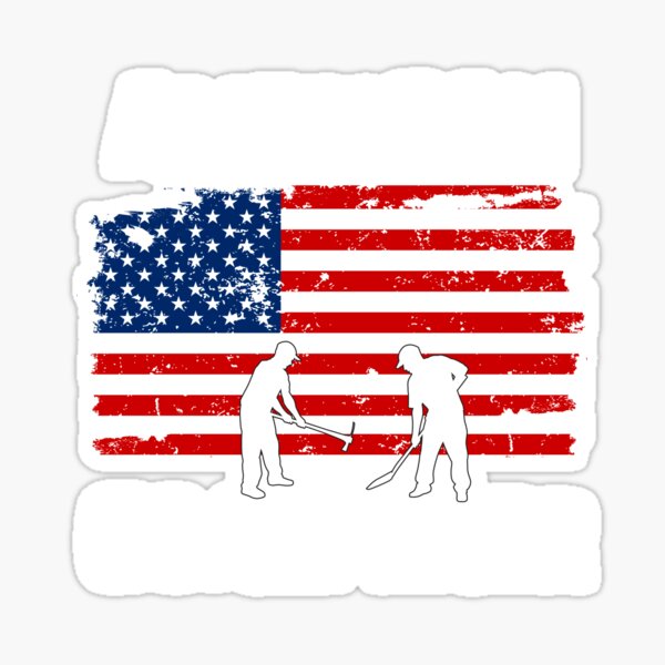"American Coal Miner, Patriotic Coal Miner, American Flag Coal Mining ...