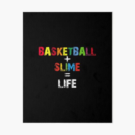 Lámina rígida «Basketball Slime Life, Regalo para el jugador de ...