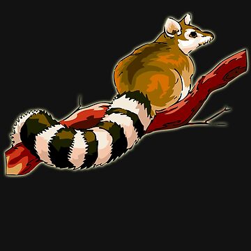 "Ringtail" Sticker for Sale by DonnaPeaches | Redbubble