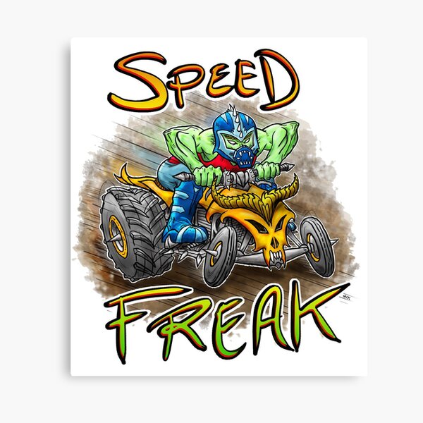 Speed Freak Canvas Prints | Redbubble