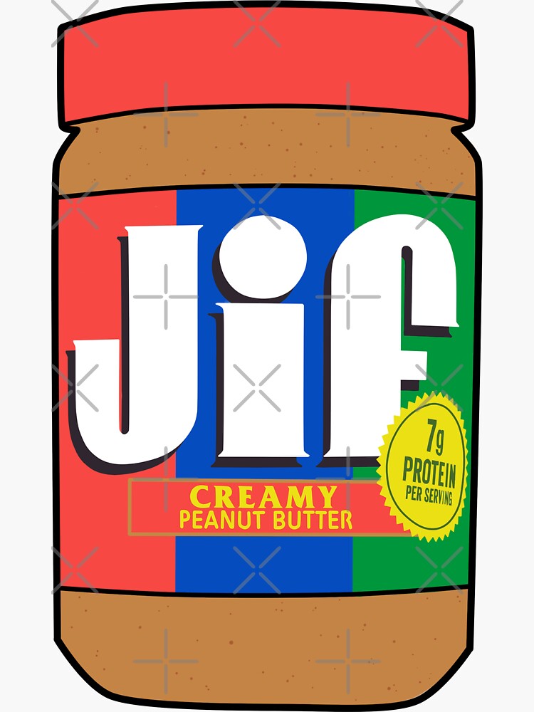 "peanut butter" Sticker for Sale by daisy-sock | Redbubble