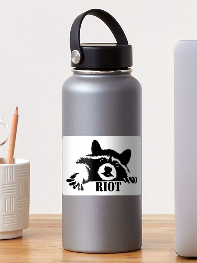 "Riot Raccoon" Sticker for Sale by serpentsky17 | Redbubble