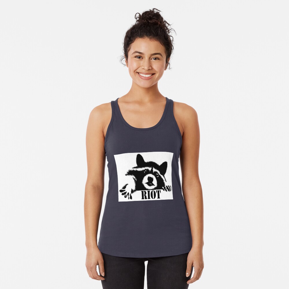 "Riot Raccoon" Sticker for Sale by serpentsky17 | Redbubble