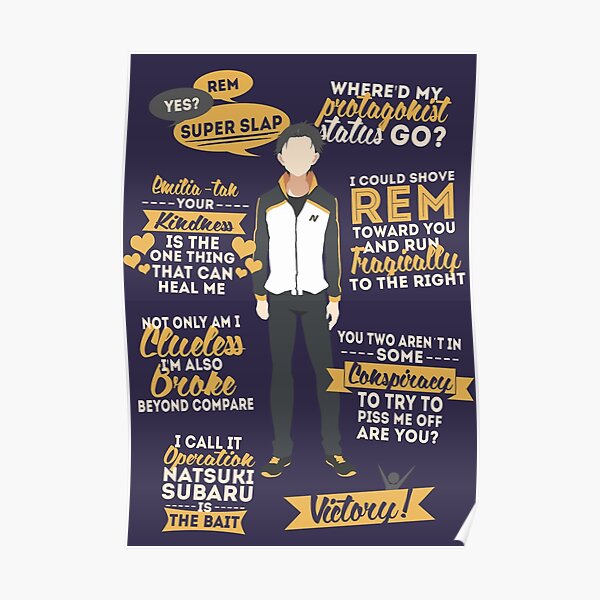Re Zero Posters | Redbubble
