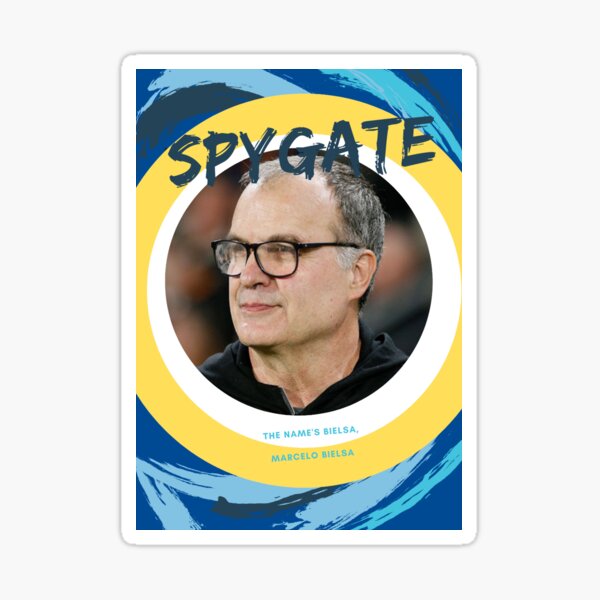 "Marcelo Bielsa Leeds United SPYGATE 2019" Sticker for Sale by ...