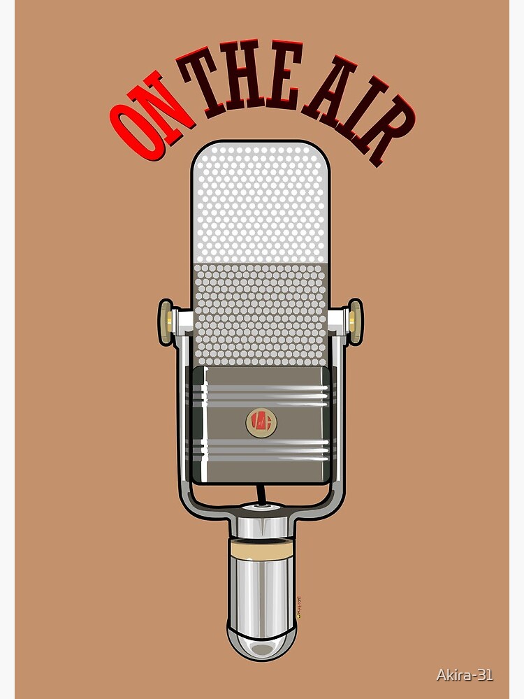 "Radio microphone" Journal by Akira-31 | Redbubble