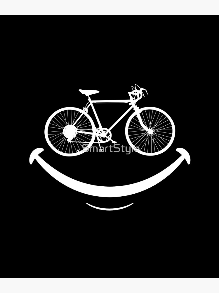 "Funny Cycle Smiley Face Symbol" Art Print by SmartStyle | Redbubble