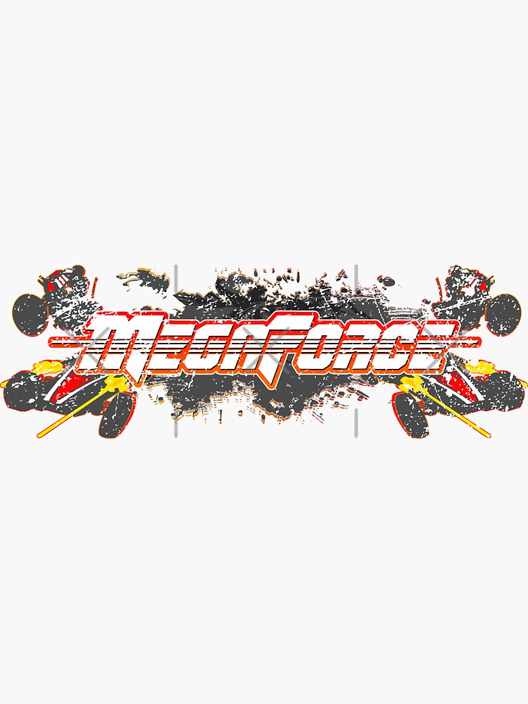"Mega Force" Sticker by nostalgink | Redbubble